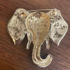 Unbranded | Jewelry | New Trunks Up Rhinestoned Elephant Broach | Poshmark